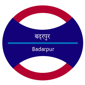 Badarpur Border Metro Station Route Map - Delhi Metro - YoMetro