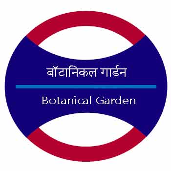 Botanical Garden Metro Station Route Map - Delhi Metro - YoMetro