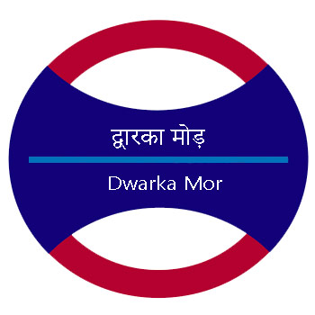 Dwarka Mor Metro Station Route Map - Delhi Metro - YoMetro
