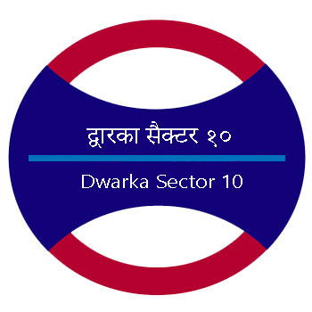 Dwarka Sector 10 Metro Station Route Map - Delhi Metro - YoMetro