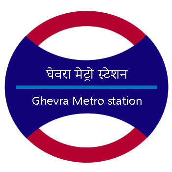 Ghevra Metro Station Route Map - Delhi Metro - YoMetro