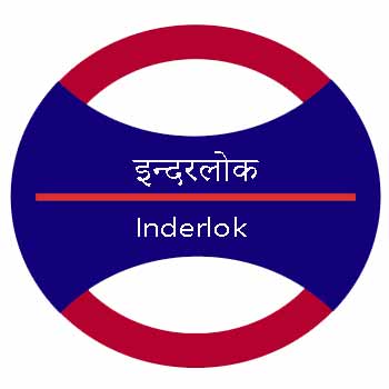 Inderlok Metro Station Route Map - Delhi Metro - YoMetro