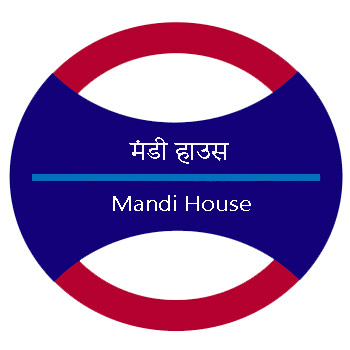 Mandi House Metro Station Route Map - Delhi Metro - YoMetro
