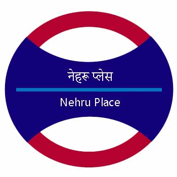 Nehru Place Metro Station Route Map - Delhi Metro - YoMetro