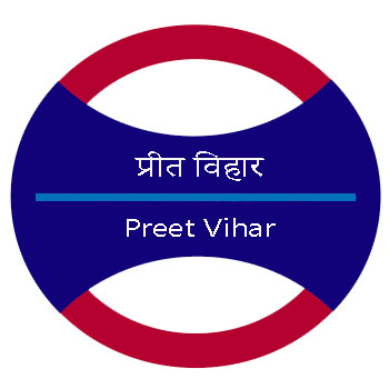 Preet Vihar Metro Station Route Map - Delhi Metro - YoMetro