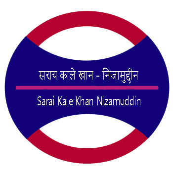 Sarai Kale Khan Nizamuddin Metro Station Route Map - Delhi Metro - YoMetro