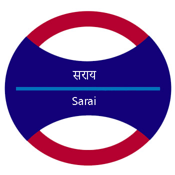 Sarai Metro Station Route Map - Delhi Metro - YoMetro