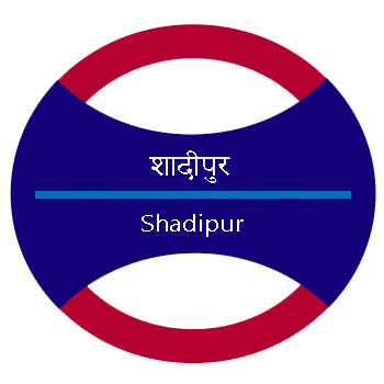 Shadipur Metro Station Route Map - Delhi Metro - YoMetro