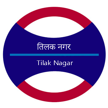 Tilak Nagar Metro Station Route Map - Delhi Metro - YoMetro